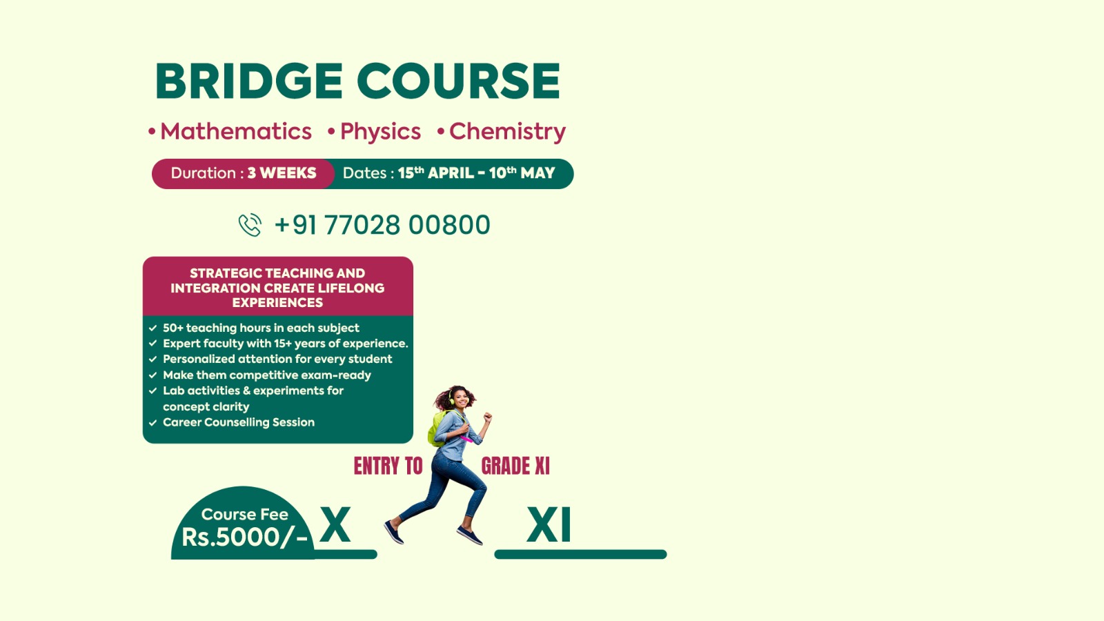 Bridge Course - Epistemo Vikas Leadership School